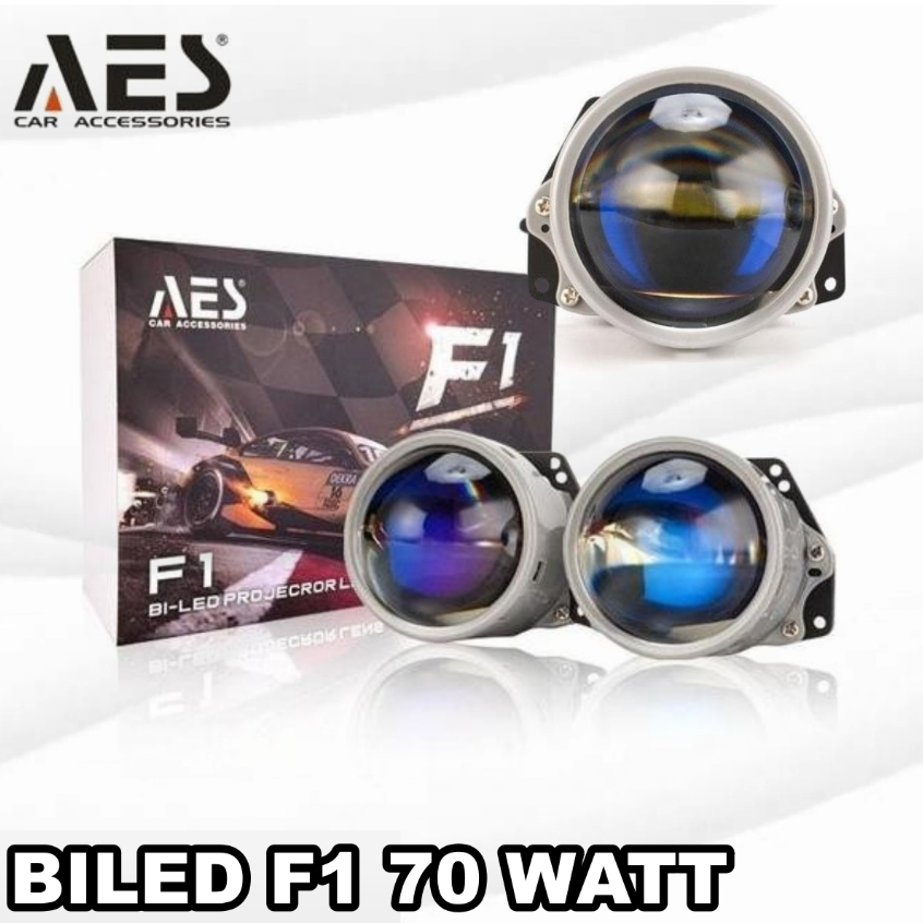 Jual ORIGINAL PROJECTOR AES BILED F1 AES BLUELENS 3 INCHI 70 WATT FREE ...