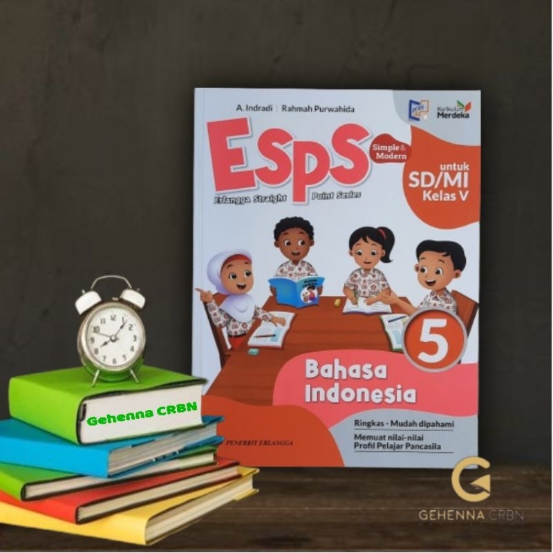 Jual ESPS Bahasa Indonesia untuk SD/MI Kelas 5 Kurikulum Merdeka Erlangga | Shopee Indonesia