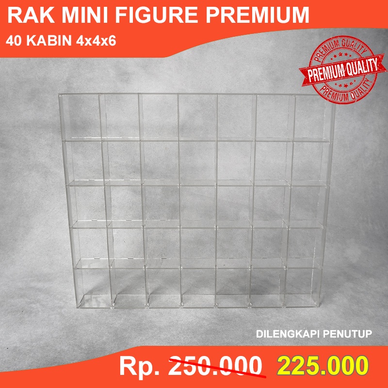 Jual Rak LEGO Minifigure 40 Kabin DIY (PREMIUM) | Shopee Indonesia