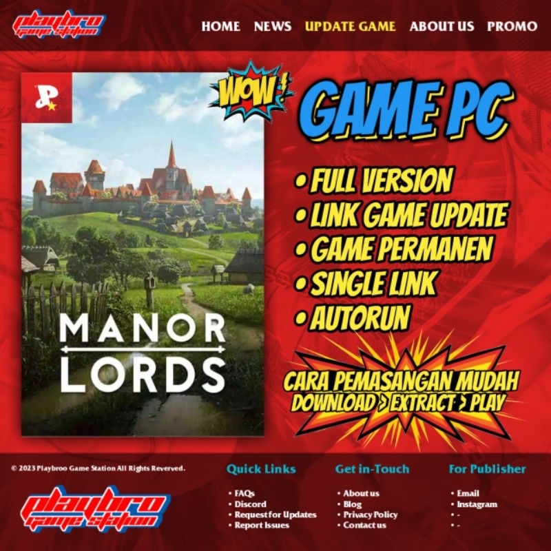Jual Manor Lords - Game PC/Laptop (Download to Play Bro!) | Shopee ...