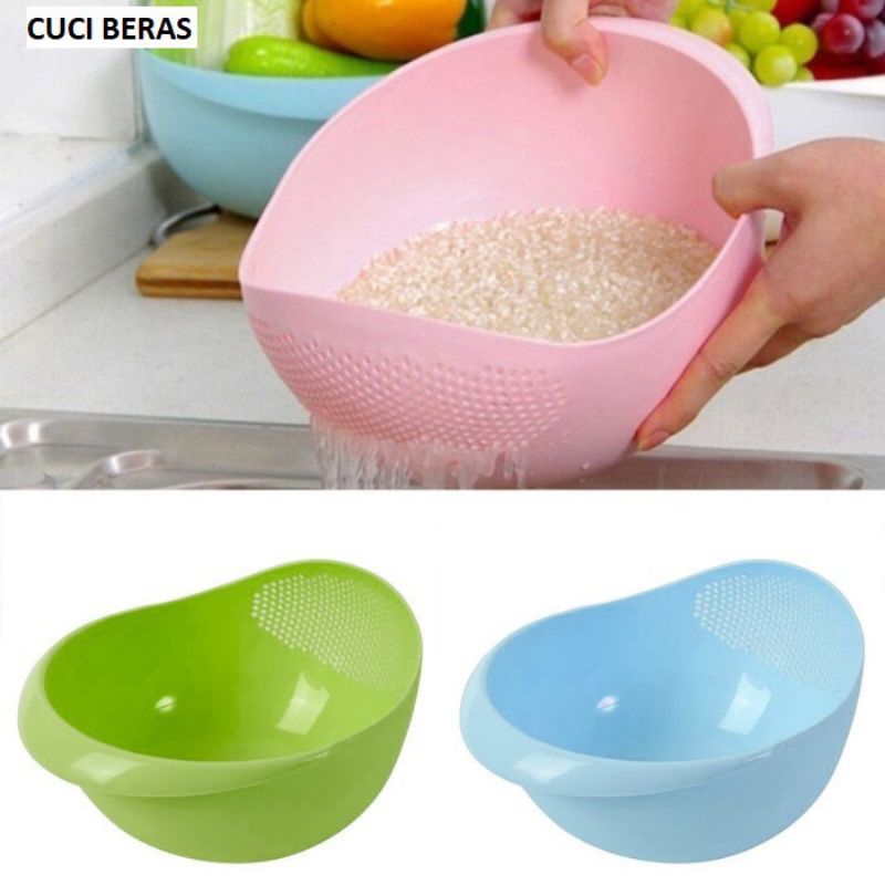 Jual WADAH CUCI BERAS WASKOM CUCI BERAS BUAH DAN SAYURAN SARINGAN ...