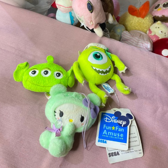 Jual Hello Kitty Panda Sanrio Keychain | Mike SEGA Disney Pixar ...