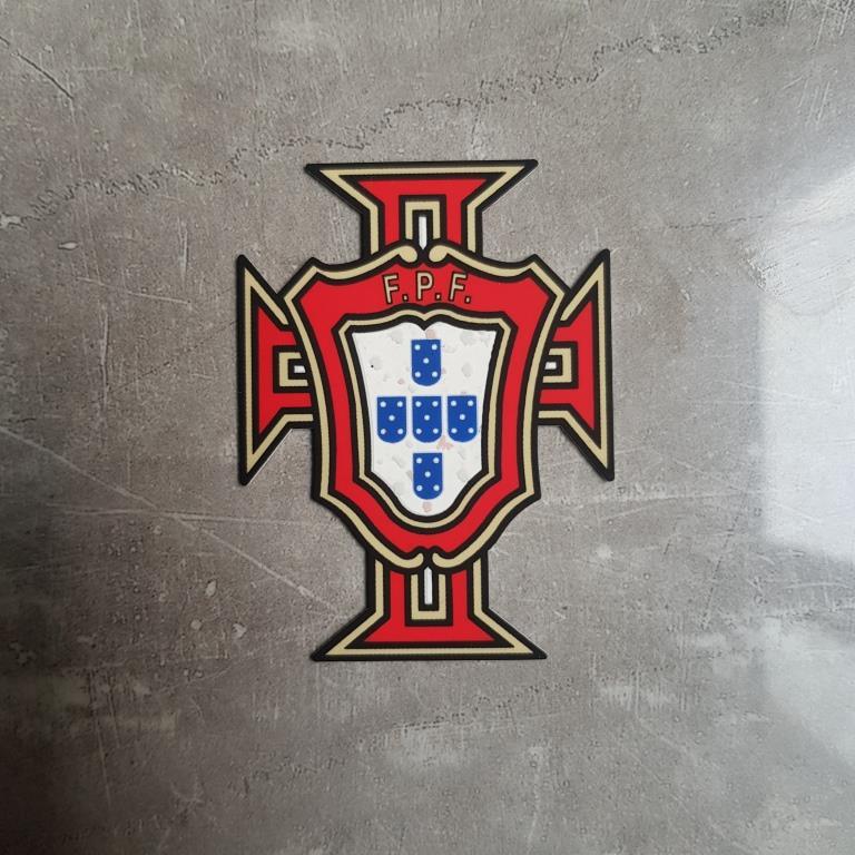 Jual Crest Badge Portugal Iron on Patch Emblem Heat Transfer Press Logo ...