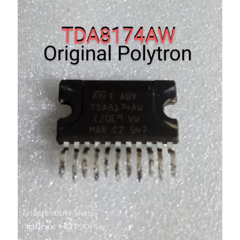 Jual ic TDA8174AW tda 8174 aw TDA8174AW original Polytron | Shopee ...