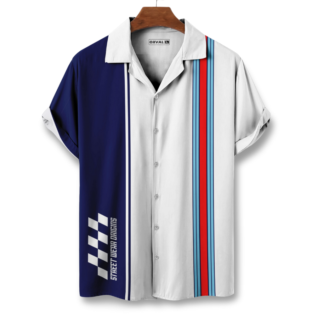 Jual Kemeja Pria - Oxval Vintage Racing 01 | Shopee Indonesia