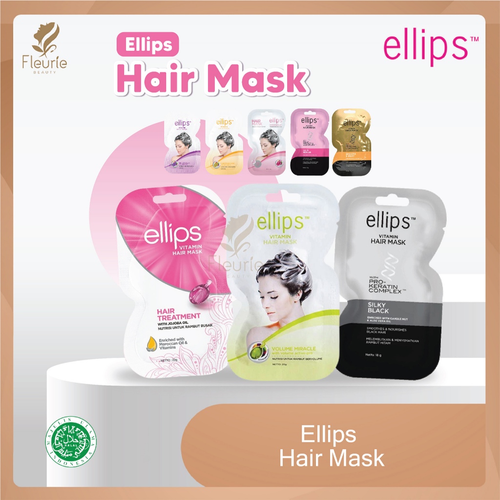 Jual ELLIPS Hair Mask / Pro Keratin Complex - Masker Rambut Sachet ...