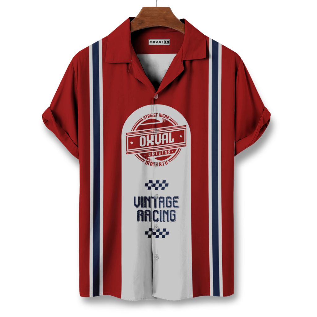Jual Kemeja pria - Oxval Vintage Racing 02 | Shopee Indonesia