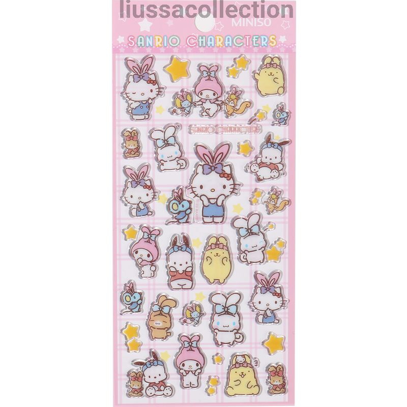 Jual Stiker Miniso - Sanrio Characters Binding Ears Collection Candy ...