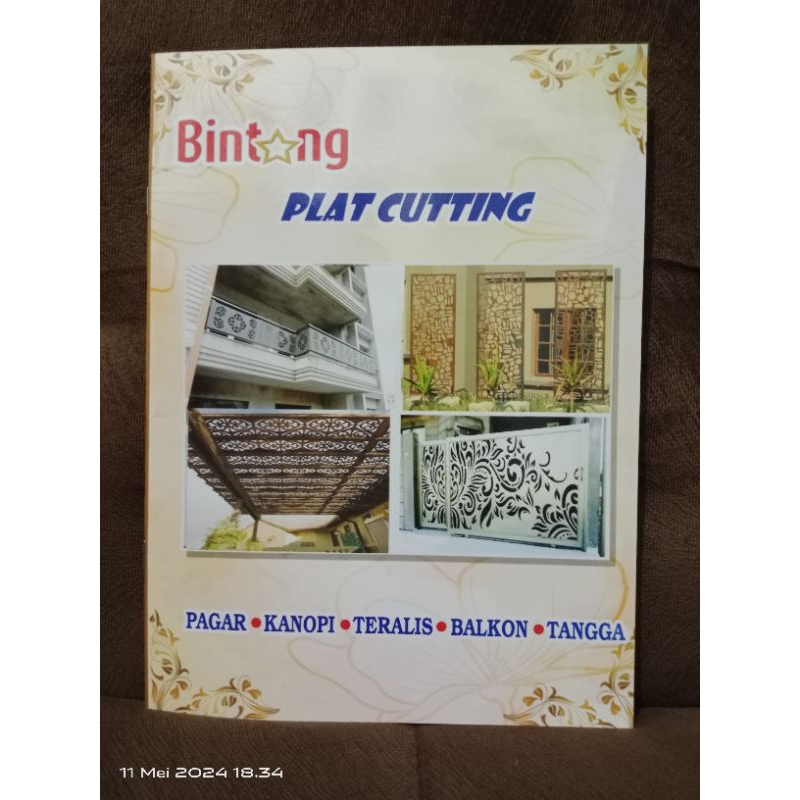 Jual buku katalog bintang plat baja ornamen pagar besi tempa | Shopee ...
