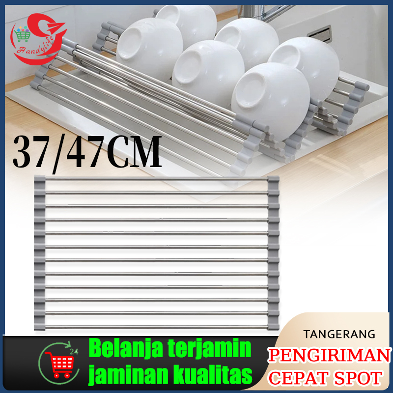 Jual 30CM Pengering Peniris Tirisan Piring Buah Wastafel Penyaring ...