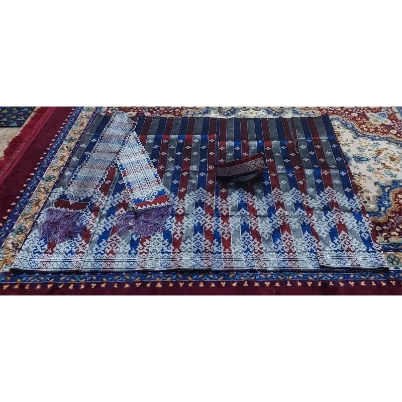 Jual TENUN ASLI KHAS MELAYU RIAU SET TENUN ASLI MAMA PAPA | Shopee ...