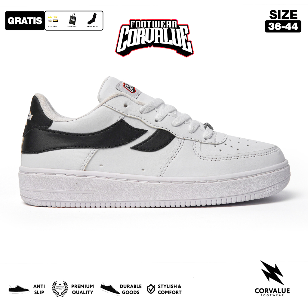 Jual SEPATU CORVALUE FOOTWEAR - Sepatu Sneakers Kasual Pria wanita ...