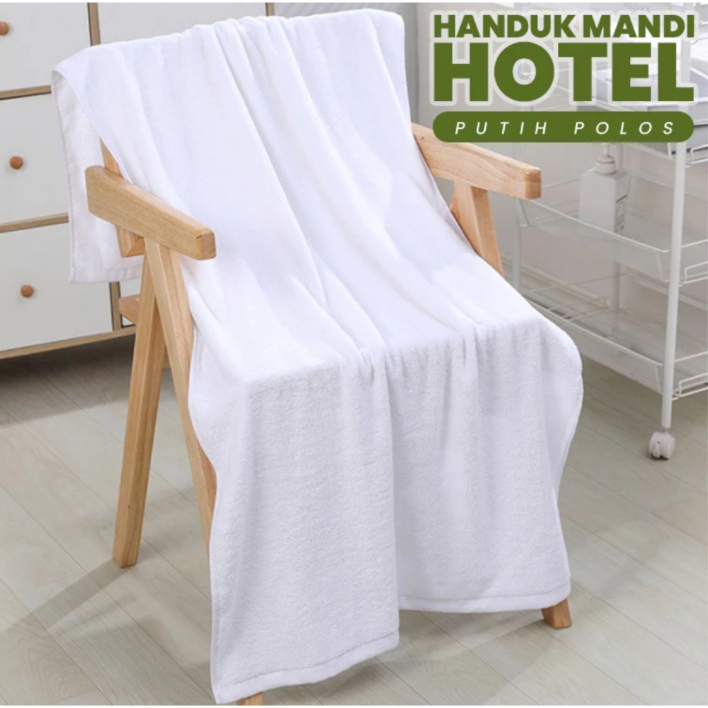 Jual Handuk Hotel Putih Jumbo Dewasa 70x140 cm Hight Quality / Handuk ...