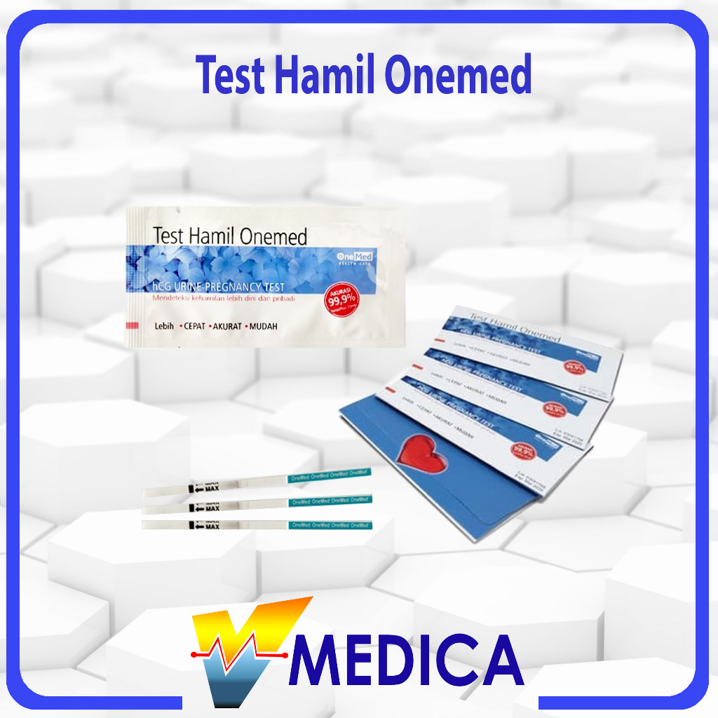 Jual Test Hamil Onemed / Testpack OneMed / One Med hCG Urine Pregnancy ...