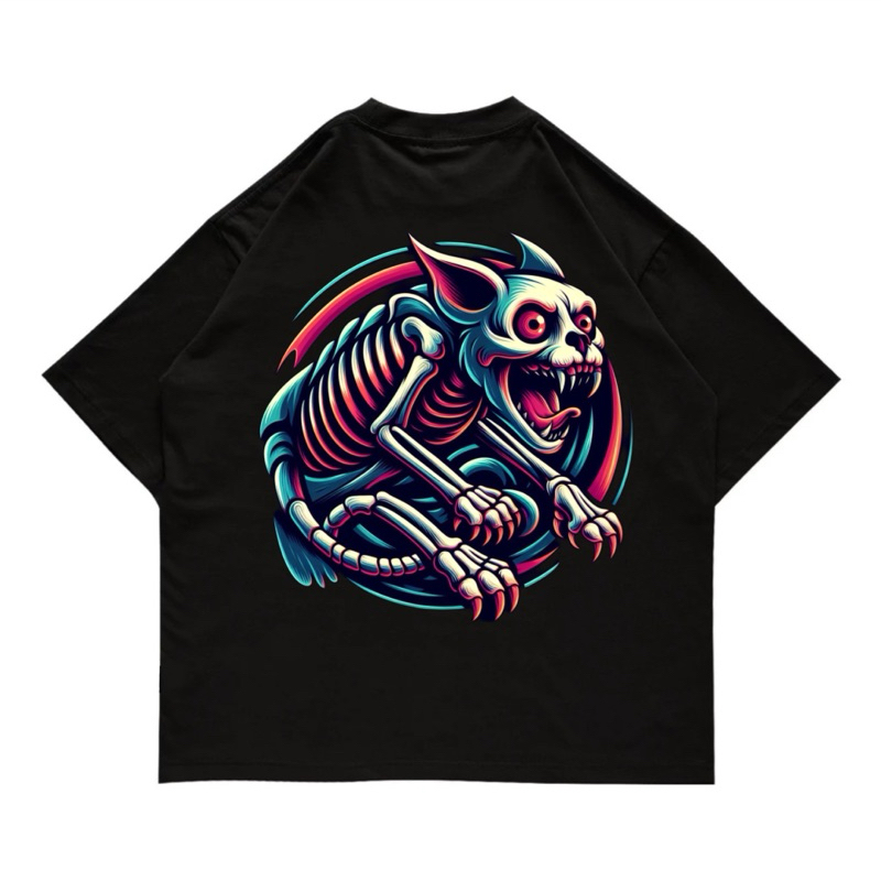 Jual Outlast Clothes Production | CAT SKELETON | unisex | oversize ...