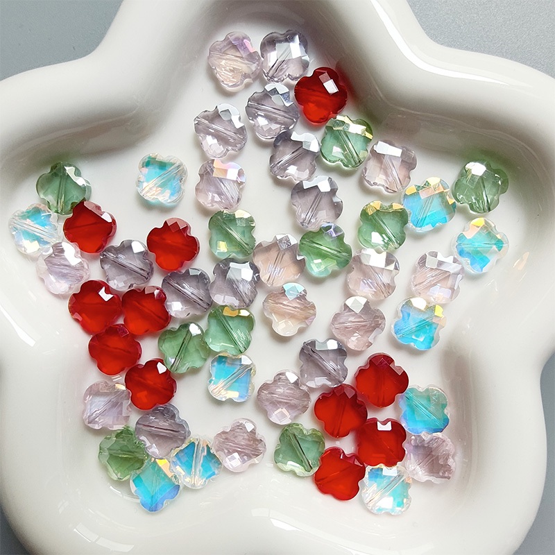 Jual [COD⚡ISI 5/6PCS] Crystal Teta Cao Beads Lucky Grass Glass Bead ...