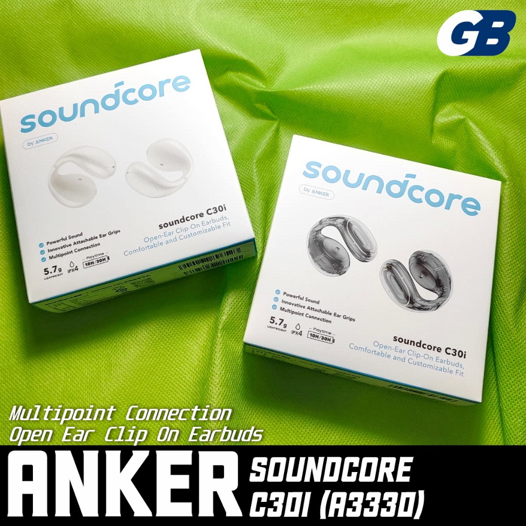 Jual Anker Soundcore C30i A3330 Open Ear Clip Earbuds with Secure Fit ...