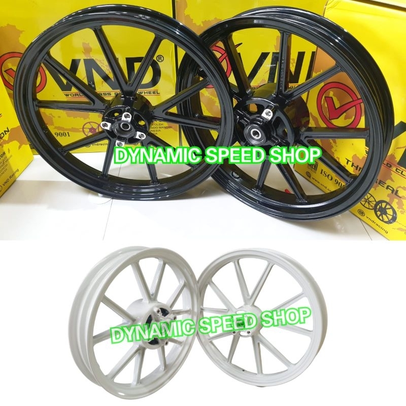 Jual velg vnd N10 ninja150R velg vnd gp wheel F185X17 R250X17 ninja ss ...