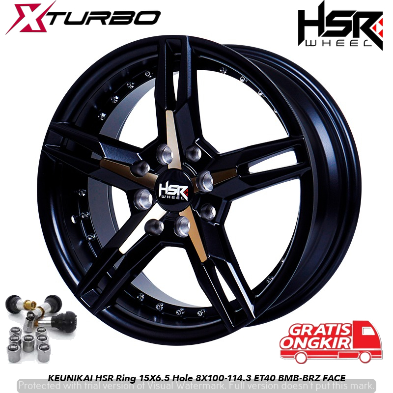 Jual Velg Racing Original HSR KEUNIKAI Ring 15 Cocok Untuk Mobil Karimun Jazz Agya Ayla Sigra ...