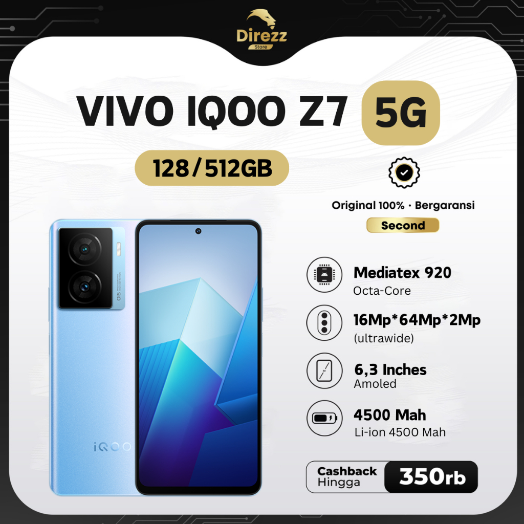 Jual Vivo IQOO Z7 5G Second | Shopee Indonesia