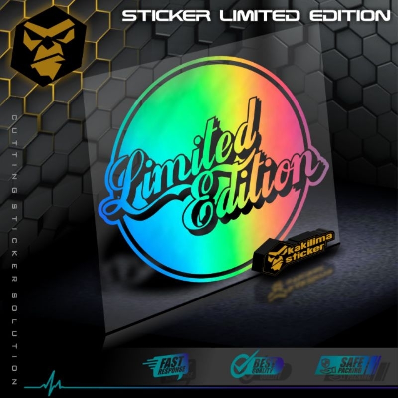 Jual Sticker Limited Edition Brntuk Bulat. Sticker Mobil Limitesd ...