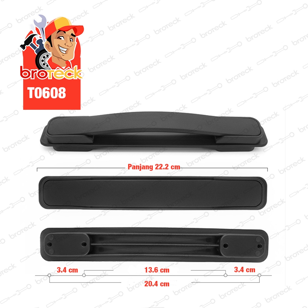 Jual Handle koper pengganti 22.2cm gagang pegangan strap luggage ...