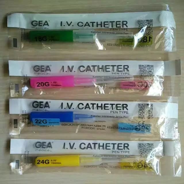 Jual Abbocath IV Catheter Aboket Pen Type Gea Medical - Jarum Infus Pen ...