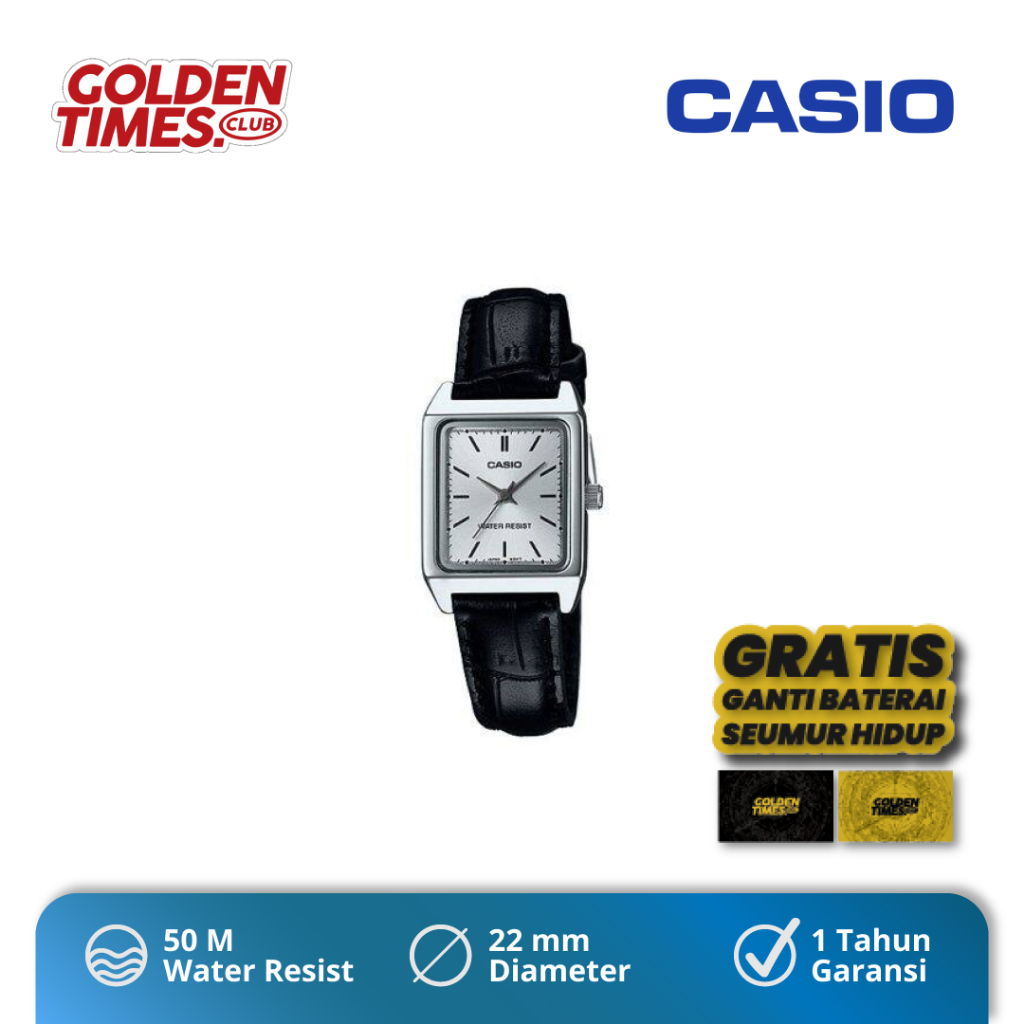 Jual Jam Tangan Casio LTP-V007L-7E1UDF "Casio Tank" BNIB Fullset ...