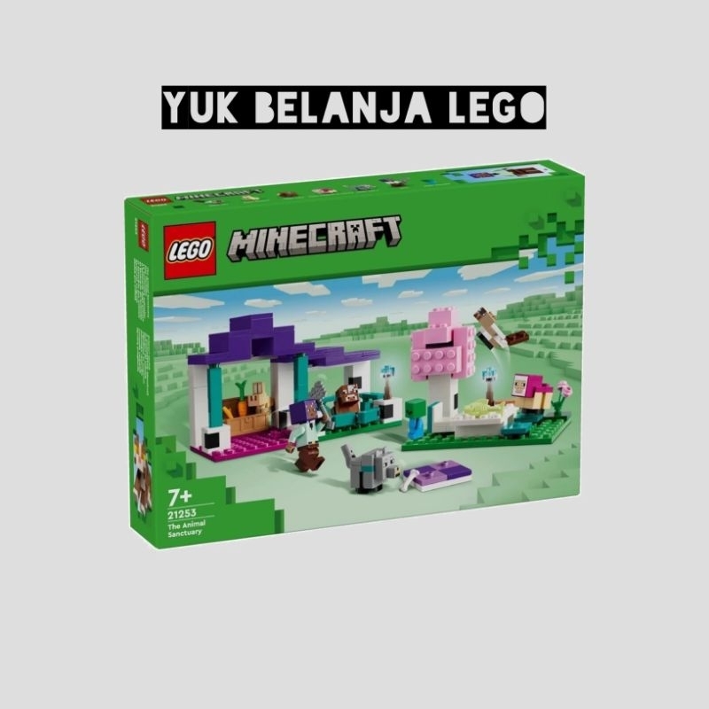 Jual LEGO Minecraft 21253 The Animal Sanctuary Set (206 pieces ...