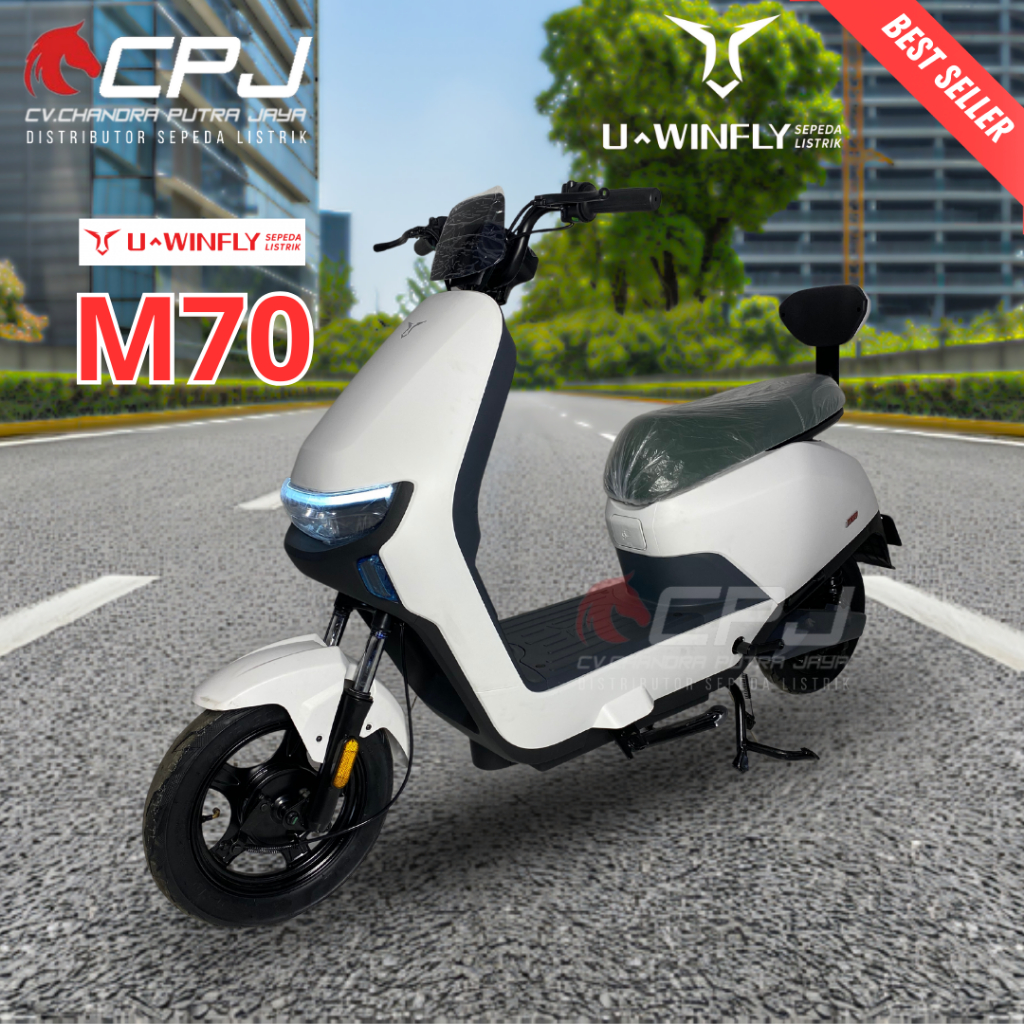 Jual Sepeda Listrik UWINFLY M70 Terbaru 500 Watt U-Winfly Garansi Resmi ...