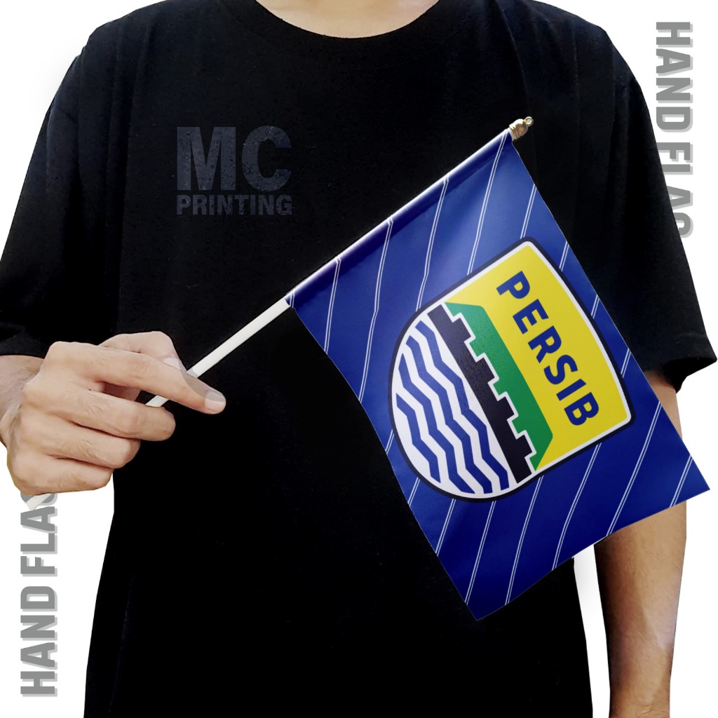 Jual Bendera Tangan Persib - Bendera Stik Pawai Mini Kecil Bahan Taslan ...