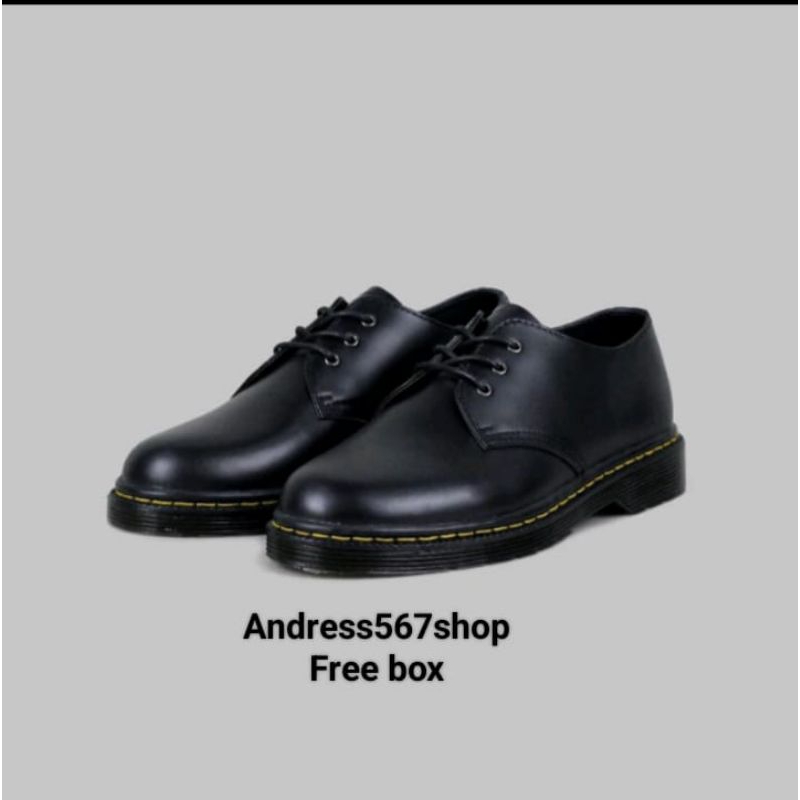Jual sepatu docmart pria wanita Dr.martens 3holl docmart sepatu low ...