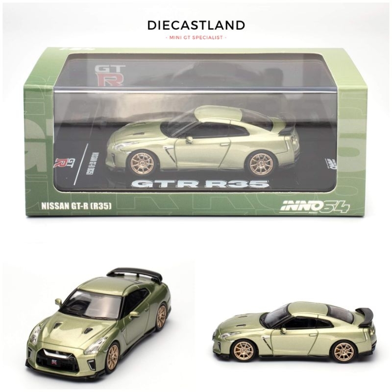Jual INNO64 Nissan GT-R (R35) Millennium Jade IN64-R35-MJADE INNO R35 ...