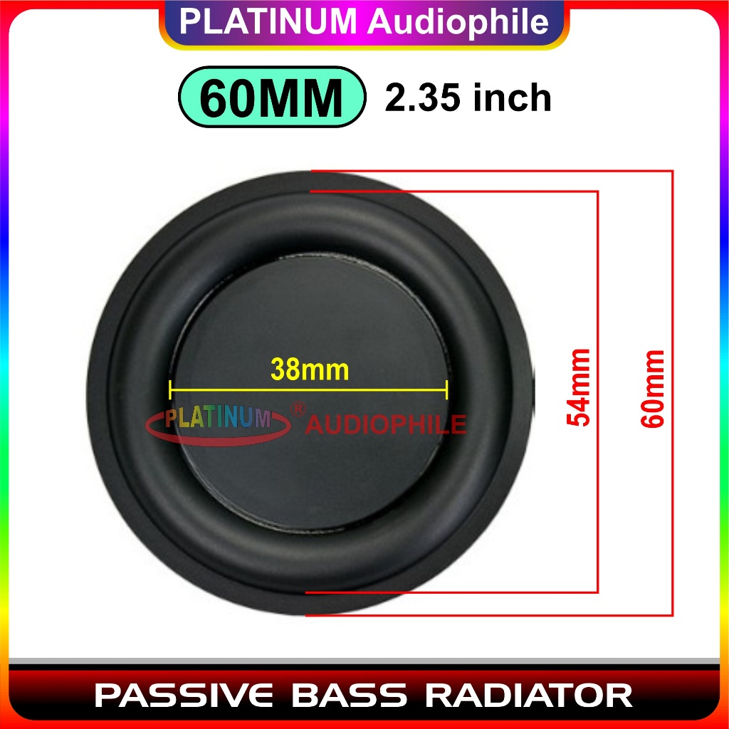 Jual Passive Bass Radiator Pasif Membran Subwoofer 30mm 40mm 50mm 60mm ...