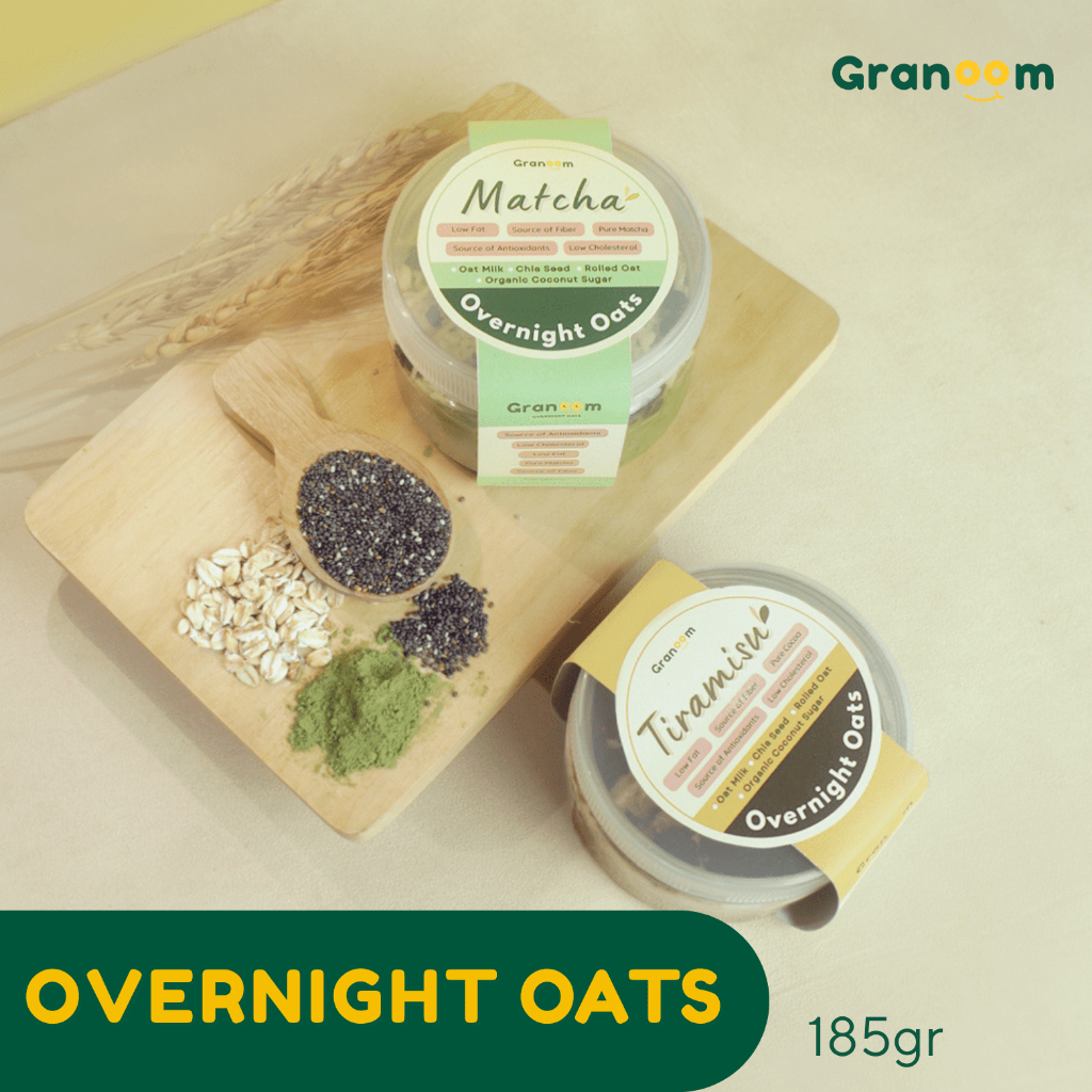 Jual Granoom Overnight Oat / Oatmeal - Ready to Eat | Shopee Indonesia