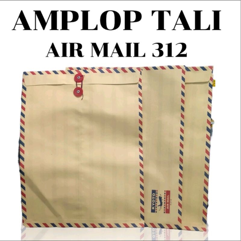 Jual Amplop Coklat Tali Air-Mail 312 / Amplop Air-Mail / Amplop Lamaran ...