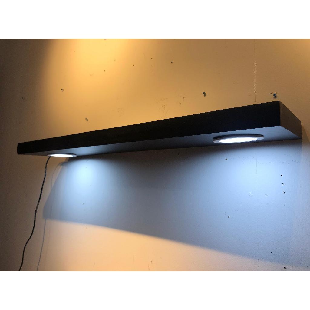 Jual Rak dinding lampu dapur ambalan kayu custom 190x15, 120X30cm ...