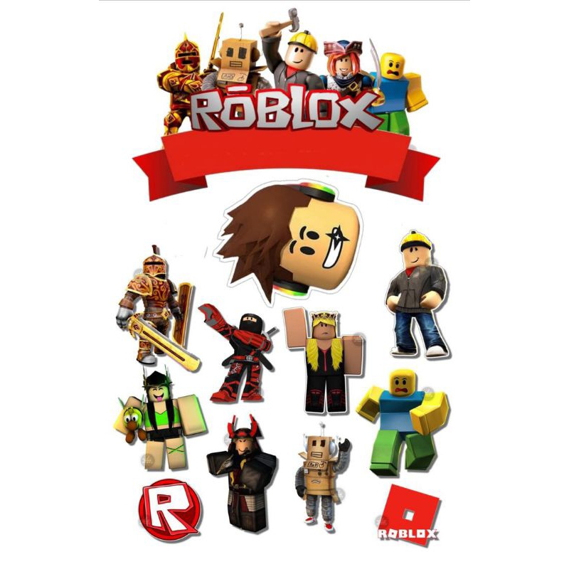 Jual Cetak Topper Roblox, Topper Kue Ultah Murah | Shopee Indonesia