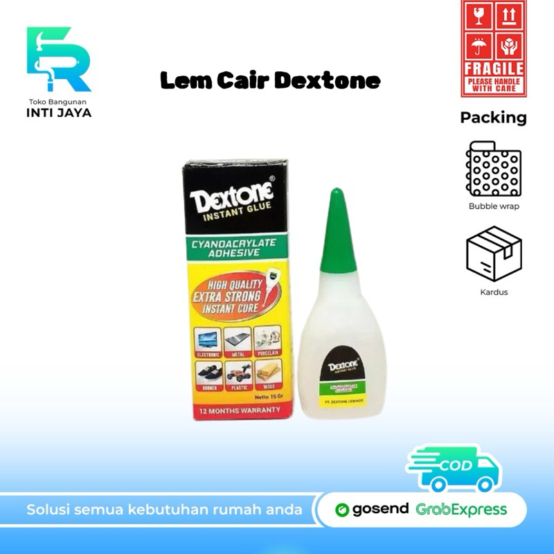 Jual Lem Cair merk Dextone / Lem Setan / Lem Korea / Lem Tetes Cair ...