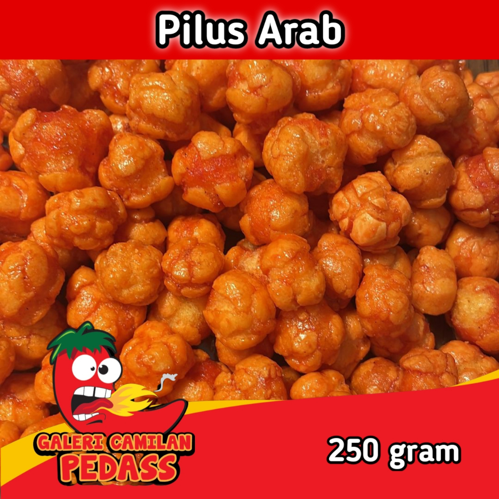 Jual Galeri Camilan Pedas Pilus Arab Pedas Kiloan 250 gram | Shopee ...