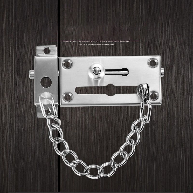 Jual Grendel Rantai Pintu Jendela Stainless Steel / Safety Chain Lock ...