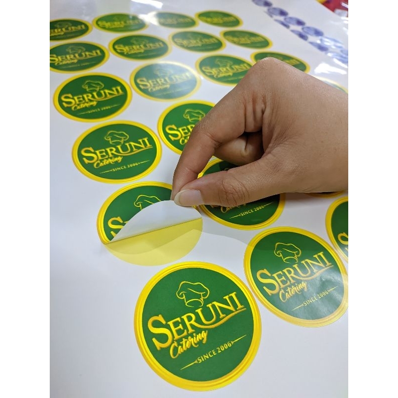 Jual Stiker catering nasi kotak nasi box nasi bungkus rice bowl ...