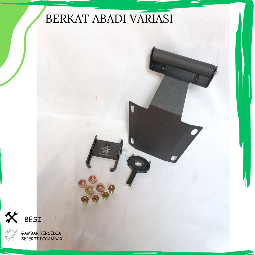 Jual PAKET HOLDER HP BREKET BRACKET GPS HOLDER HP MOTOR CB150X CB X CB ...