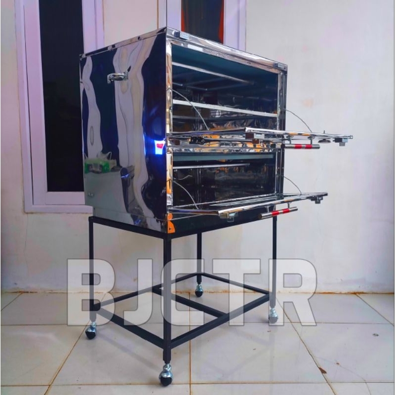 Jual Oven Gas Stainless Steel 75x55x70 | 2 Loyang 60x40 | Untuk Kue ...