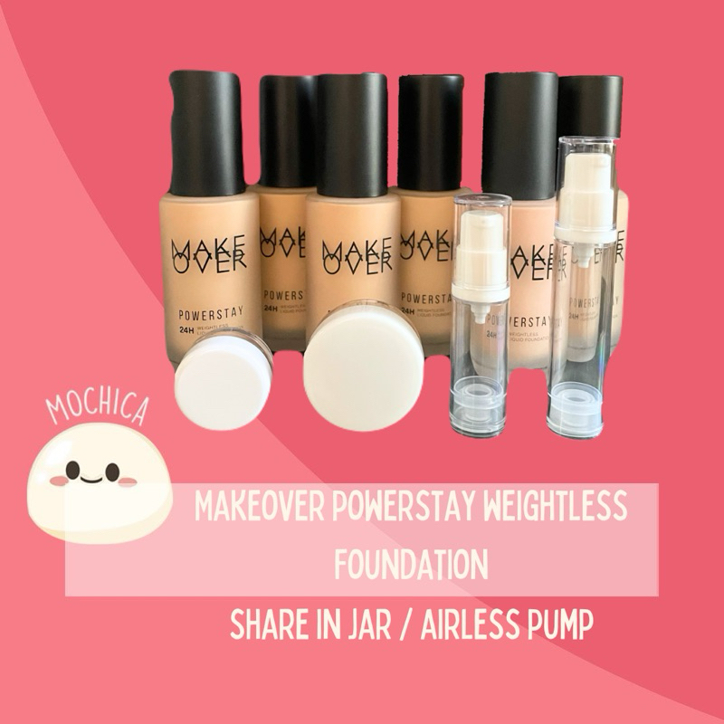 Jual [Share Airless Pump) Makeover Make Over Powerstay Weightless ...