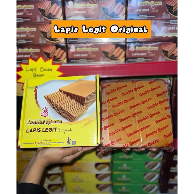 Jual Double Queen Lapis Legit Original / Chocolate Coklat Cokelat Best ...