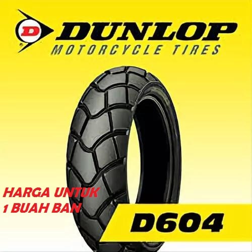 Jual BAN LUAR DUNLOP D604 110/80-14 dan 130/70-13 Dual purpose Semi ...