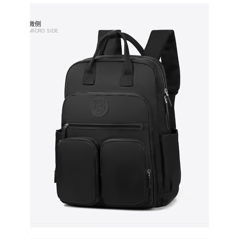 Jual BOBO FASHION - Tas ransel COLORFUL CAT 8804 Original Import nilon ...