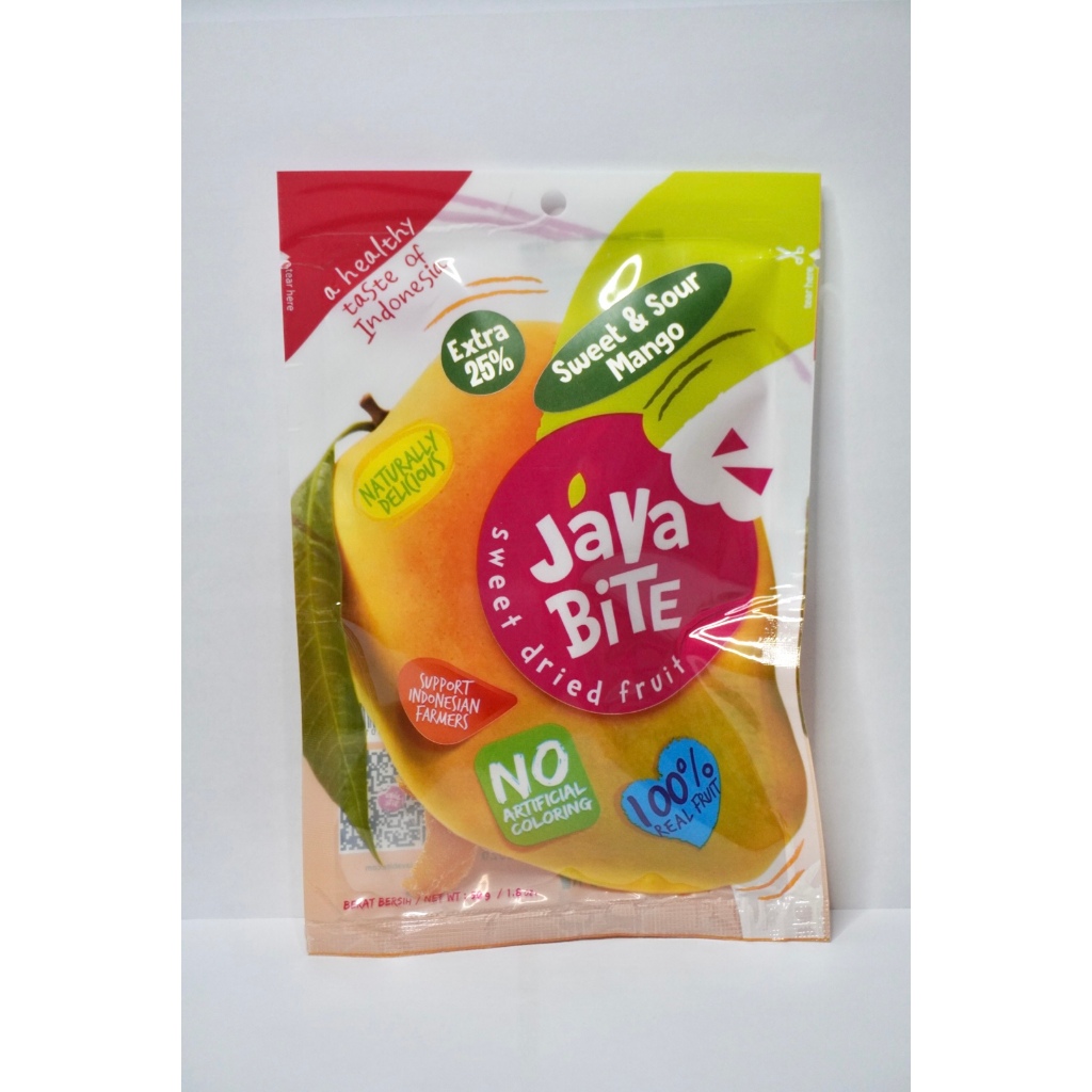 Jual Java Bite - Dried Mango Sweet and Sour with Extra 25% (40 + 10 gr) | Shopee Indonesia
