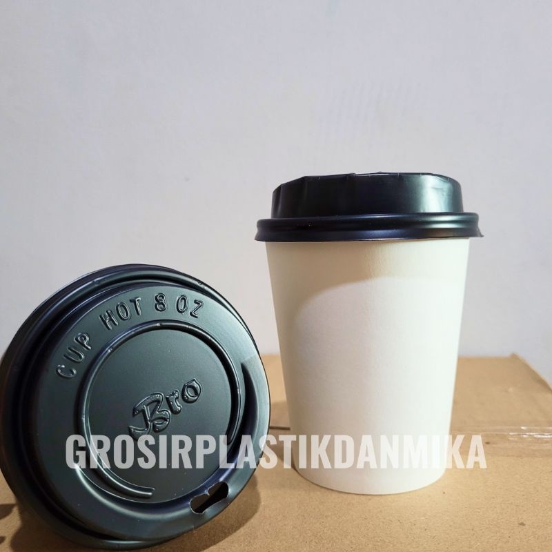 Jual PAPER CUP 8 OZ POLOS PUTIH - GELAS KERTAS 8OZ - GELAS 240ML TAHAN PANAS ISI 50 PCS | Shopee ...
